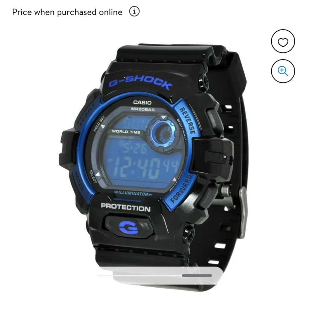 Casio Men's G-Shock Digital Quartz 200m Wr Shock Resi… - Gem